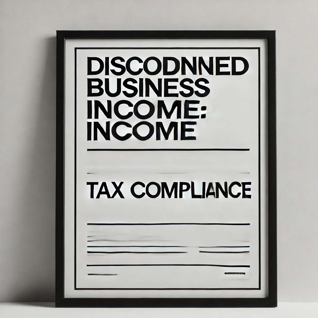 A Complete Discontinued Business Income: Tax Treatment and Compliance ...